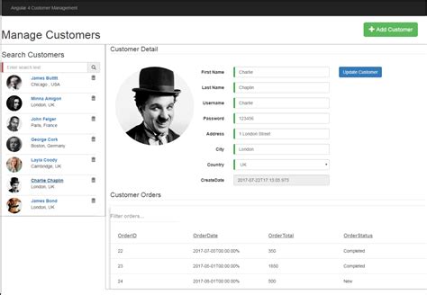 Angular 4 Example With Net Web Api Sql Server Observables Angular