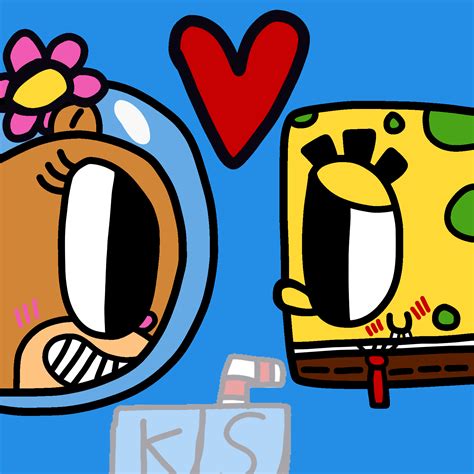 Spongebob X Sandy By Ebluxy12 On Deviantart