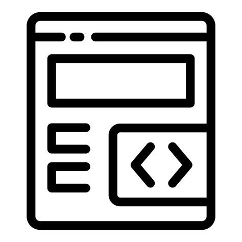 Web Developer Creating Website Layout Using Programming Code On Computer Screen 48298559 Vector