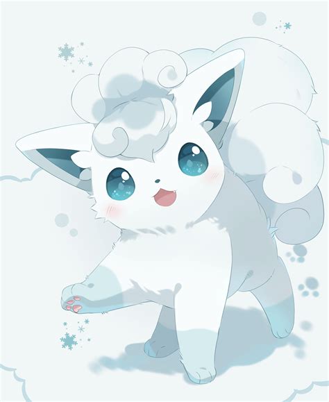 Alolan Vulpix Pokemon Drawn By Ushiina Danbooru