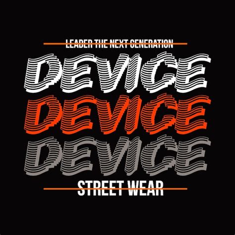 Premium Vector Device Design Typography Vector Illustration