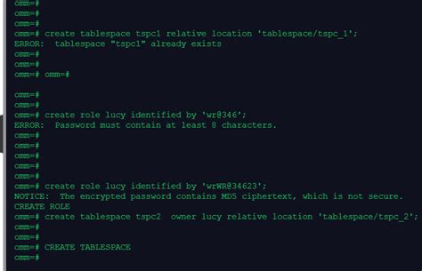 openGauss每日一练第 天 学习openGauss表空间 墨天轮