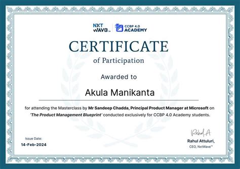 Manikanta Akula On Linkedin Nxtwave Nxtwaveccbp Nxtwaveteam Nxtwaveacademy Ccbp Ccbpacademy