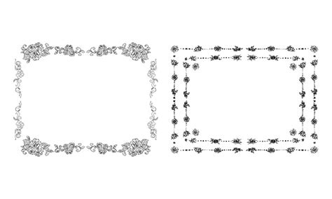 열대 손으로 그린 꽃 직사각형 프레임 윤곽선 집합입니다 정글 일러스트 꽃 무늬 세트입니다 벡터 격리 컬렉션입니다 내츄럴 스프링 웨딩 카드 여름 열대 잎입니다 식물 프레임