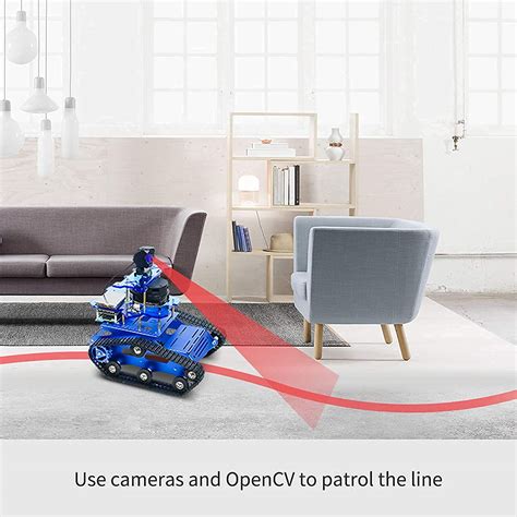 Buy Raspberry Pi Ai Robot Kit With Xr Lidar S1 Ros Slam Smart Car Diy