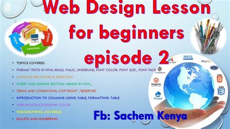 Website Design Tutorial For Beginners Tutorials Downloads Part 1