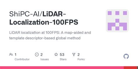 GitHub ShiPC AI LiDAR Localization FPS LiDAR Localization At FPS A Map Aided And