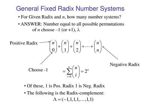 ppt general fixed radix number systems powerpoint presentation free download id 7052231