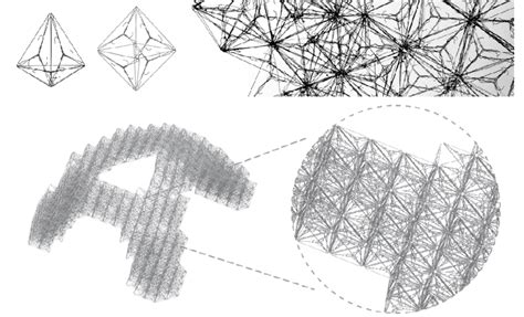 Linear And Curved Shape Aggregation Tests With Two Base Units
