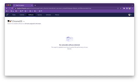 fleet ui software page no way to clear vulnerable software filter in the empty state