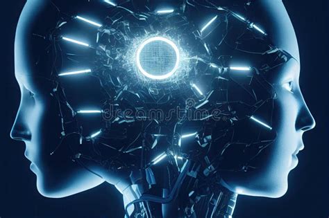 Artificial Intelligence In Humanoid Head With Neural Network Thinks Ai