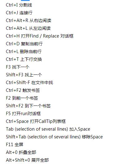 notepad 快捷键 csdn博客