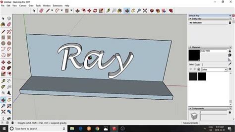 Beginner To Professional Tutorial For 3d Printing Text In Sketchup 3d Modeling Programs 3d