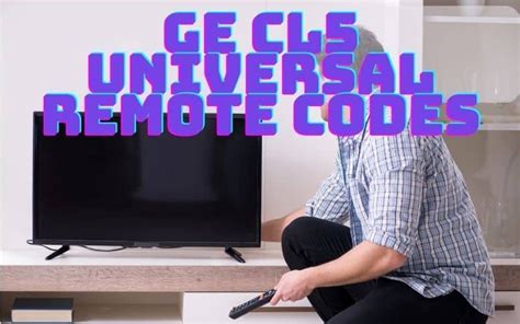 GE CL5 Universal Remote Codes And Programming Guide 2024