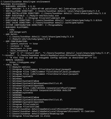 gem command basics in ruby geeksforgeeks