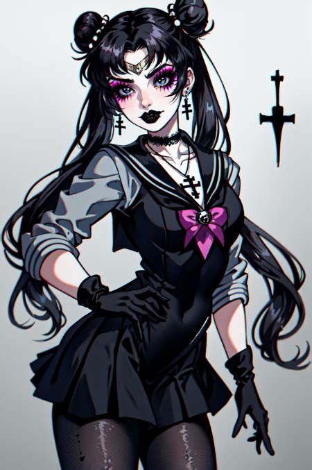 Sailor Moon Goth Prompt Like A Pro Textual Inversions