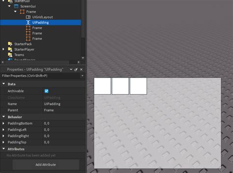 How Can I Make Padding On The Top Of Frames With Uigridlayout
