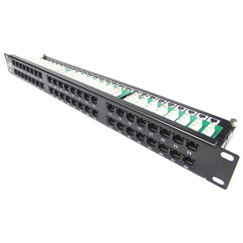 Patch Panel U Rj Utp Cat E Black Cablematic