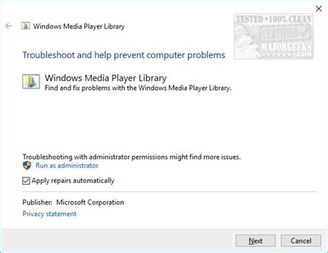 How To Troubleshoot Windows Media Player Issues MajorGeeks