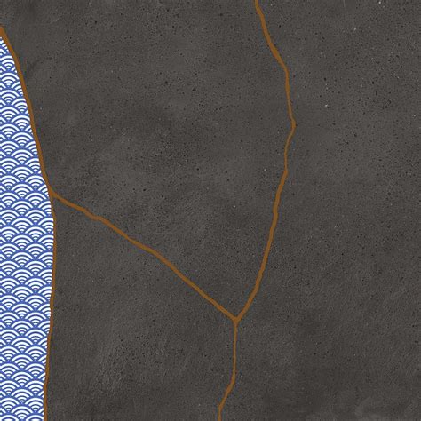 Керамогранит Fioranese Kintsugi Japan Hibi Darkness Nat 60x60