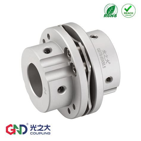 GSTB铝合金8螺丝高刚性双台阶单膜片键槽固定型联轴器 产品相册 GND光之大联轴器官网 GND光之大联轴器官网