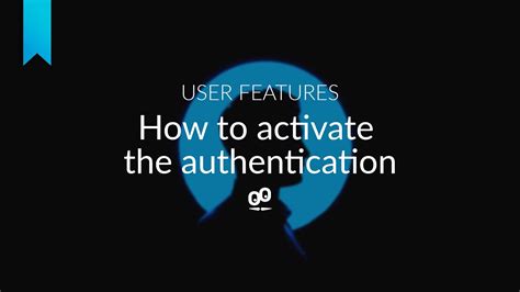 How To Activate Authentication In Your App Tutorials GoodBarber