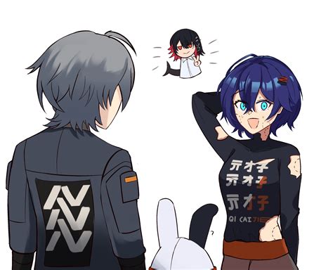 Ellen Joe Belle Wise And Eous Zenless Zone Zero Drawn By Zysora Danbooru