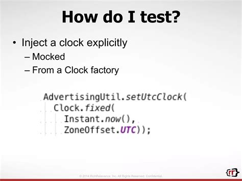 Injecting Clock In Java Ppt