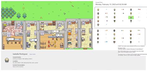 chatgpt powers 25 npcs to have a life and interact in a smallville
