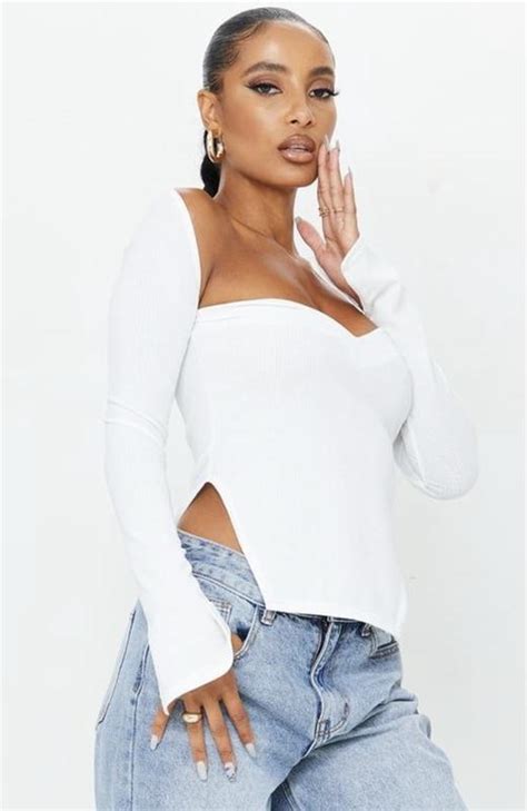 Кофта біла — ціна 120 грн у каталозі Лонгсліви Купити жіночі речі за доступною ціною на Шафі