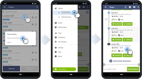 Orders Management And Routing On Android Route Planner App