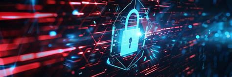 Cyber Security Protecting Your Data In The Digital Age This Image Depicts A Padlock In The M