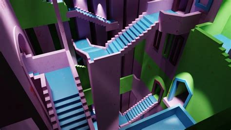 Squid Game Inspired Building Model