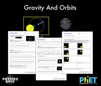PhET Jr Gravity And Orbits For Middle School By Physics For All