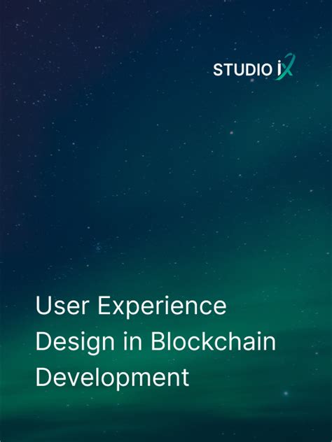User Experience Design In Blockchain Development