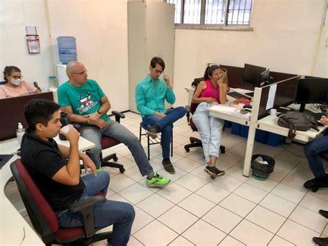 Presidente Do Tjce Visita Sala Dos Oficiais De Justiça Das Comarcas De