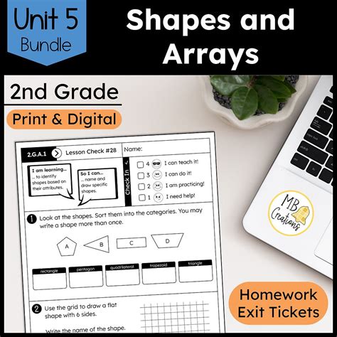Shapes Arrays And Skip Counting Practice Iready Math 2nd Grade Unit 5 Bundle Mb Creations Shapes Arrays And Skip Counting Practice Iready Math 2nd Grade Unit 5 Bundle Mb Creations