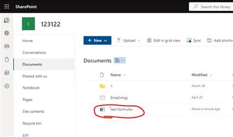 Ms Form Not Syncing To Excel In Sharepoint Microsoft Community