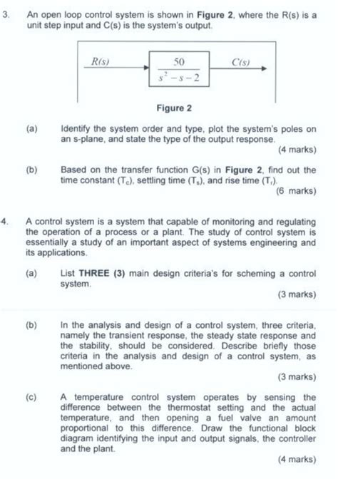 Solved An Open Loop Control System Is Shown In Figure Chegg