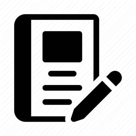 Write Notebook Study Homework Writing Icon Download On Iconfinder