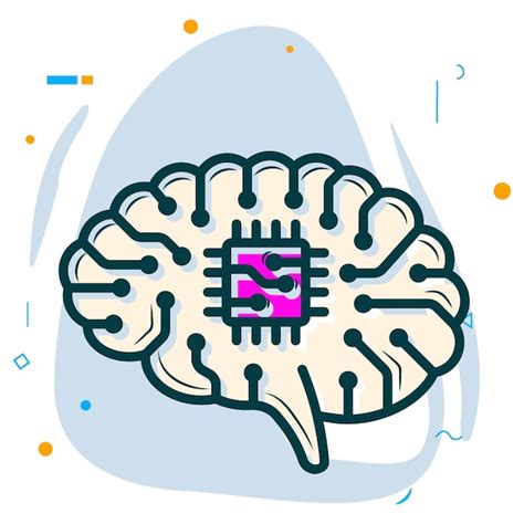Premium Vector Human Brain Computer Machine Interface Concept Endovascular And Intracortical