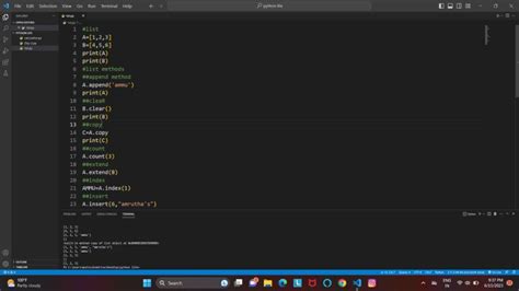 Task 10 Practice List And List Methods And List Comprehensions Task 11