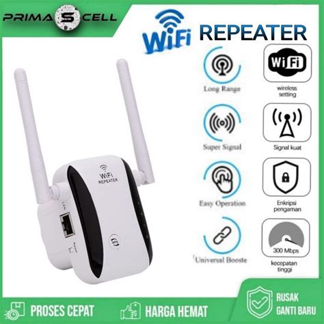 Jual Wifi Repeater 300Mbps Penguat Sinyal 2 Antena STX Wireless WiFi Signal Shopee Indonesia