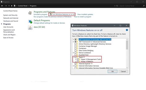 Как включить Hyper V в Windows