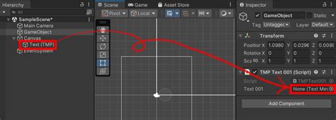 くるくる Unity解説 TextMeshProで変数の値を表示