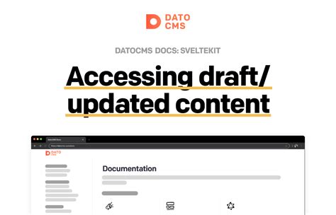 Accessing Draftupdated Content — Sveltekit — Datocms