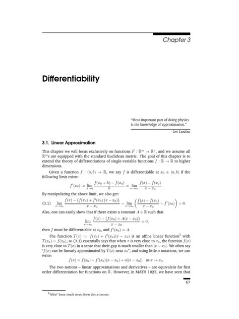 Chapter 3 Annotated1 Pdf Derivative Function Mathematics