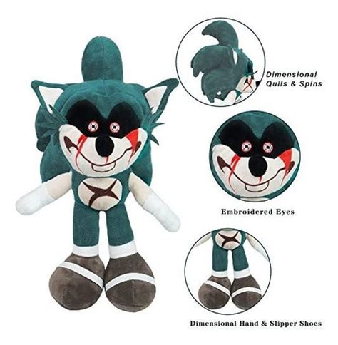 Sonic Lord X Plush Toy 157 Evil Sonic Plush Sonic Stuffed Cuotas Sin Interés