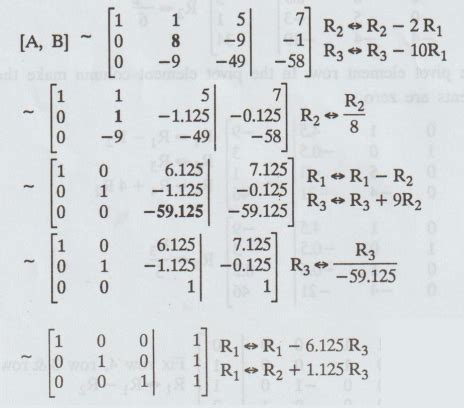 Solution Of Linear System Of Equations By Gaussian Elimination And Gauss Jordon Methods Solved