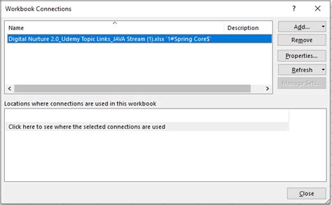 Managing External Data Connection In Advanced Excel Geeksforgeeks